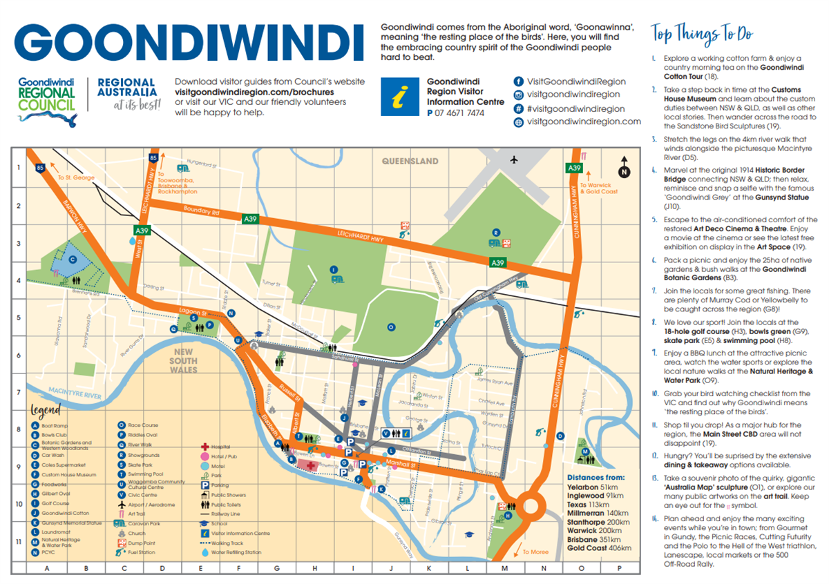 Town Maps | Goondiwindi Region